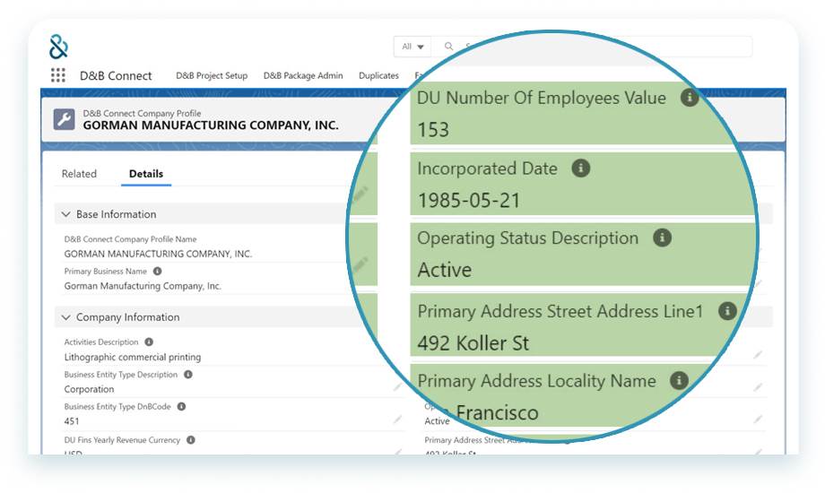 Optimaliser Salesforce med D&B Connect – Prøv gratis demo