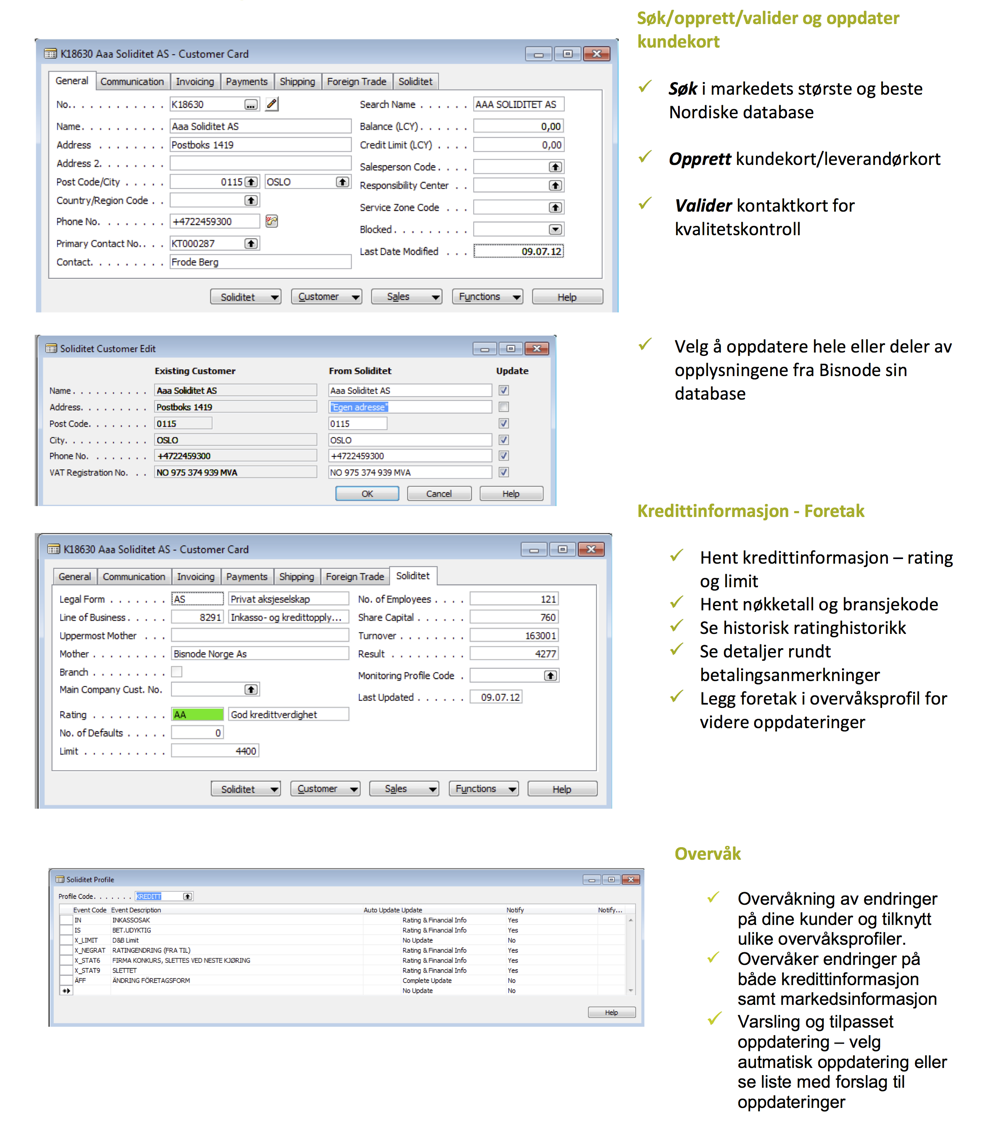Microsoft Dynamics NAV - Dun & Bradstreet